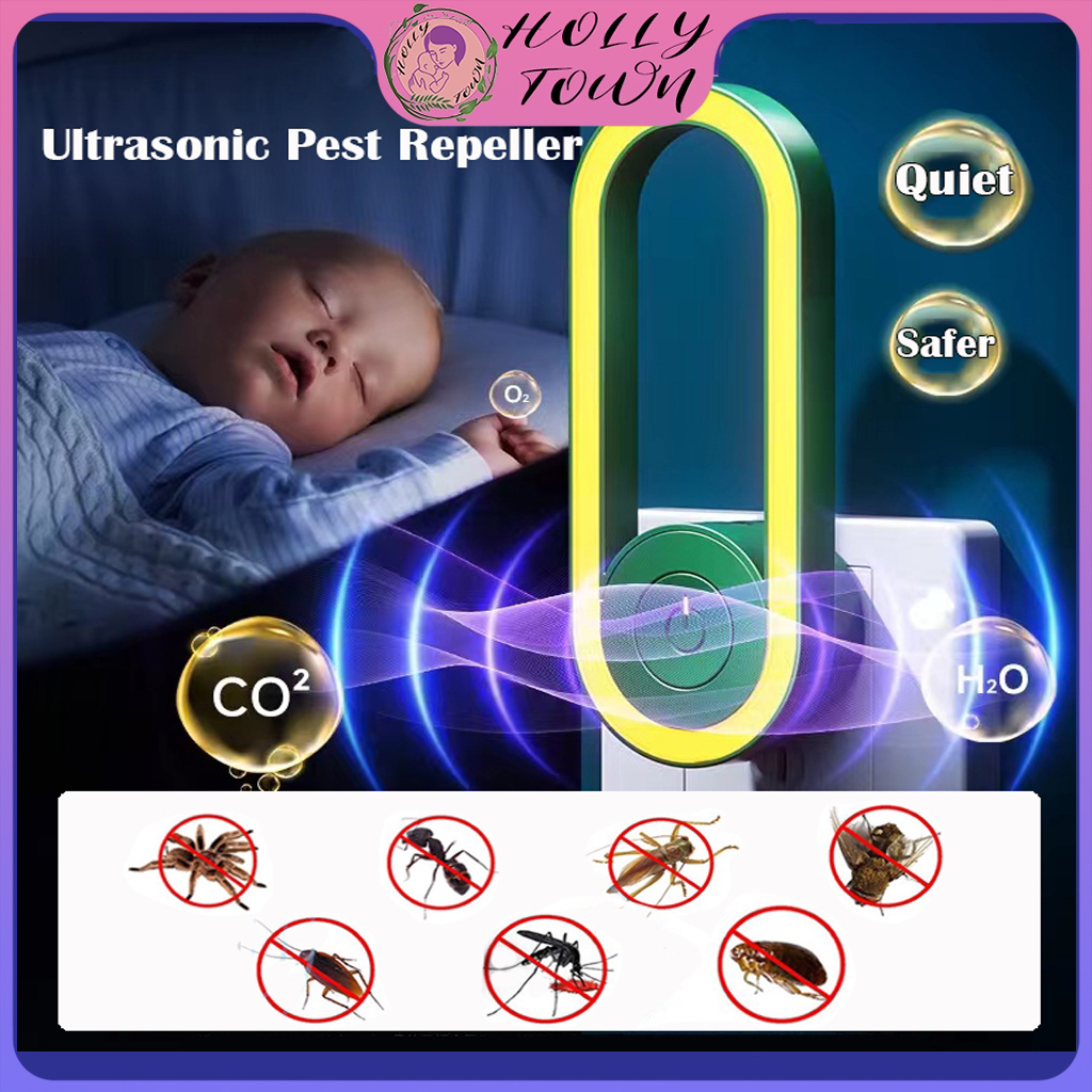 Ultrasonic Pest Repeller Multifunctional Insect Repellent Mosquito ...
