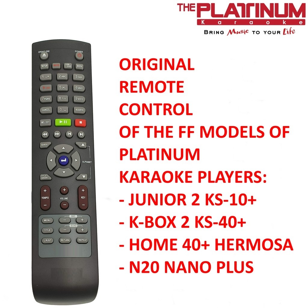 COD Platinum Remote Control for Platinum Junior 2 KS10 Plus /K-box 2/KS ...