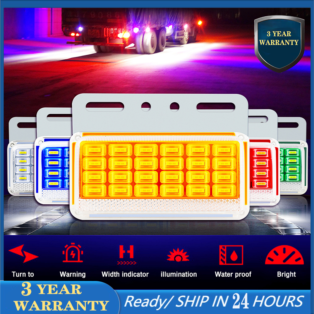 DK COD 24V LED Truck Side Light Bus Boat Rv Side Marker Light clearance ...