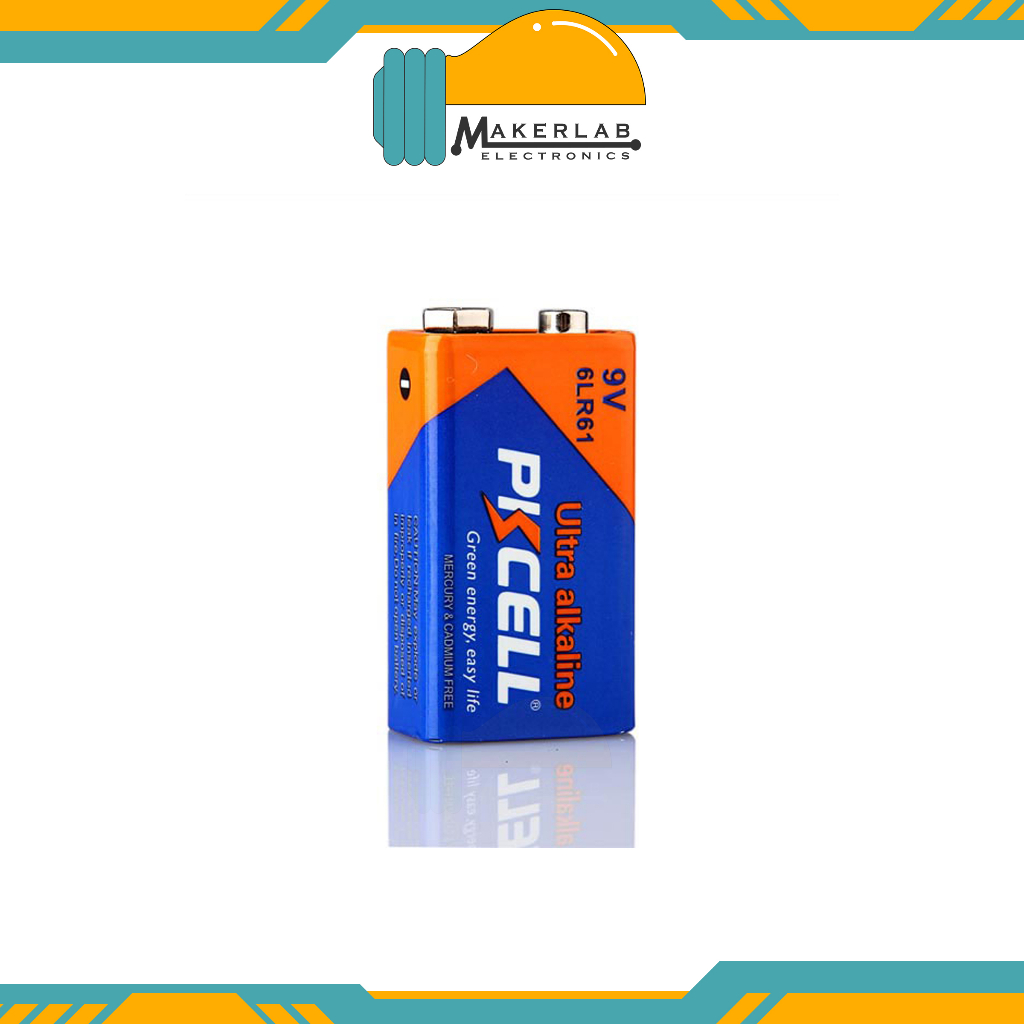 PKCell (6LR61) 9V Battery Ultra Alkaline Battery | Shopee Philippines