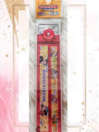 DISNEY FOLDABLE RULER WITH PROTRACTOR ( AUTHENTIC JAPAN DAISO QUALITY ...