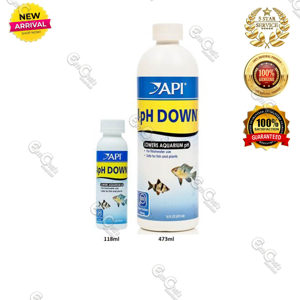 API Ph Down (LARGE 16oz 473ml) Lowers Ph Level For Fresh Water Aquarium ...