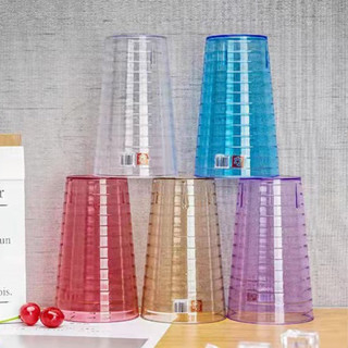 9pcs New Style Acrylic High Grade Plastic Drinking Cups Plastic Water ...