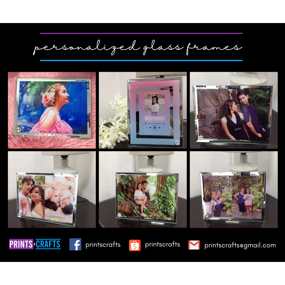 Personalized Glass Frame for Photos and Certificates - Premium and ...