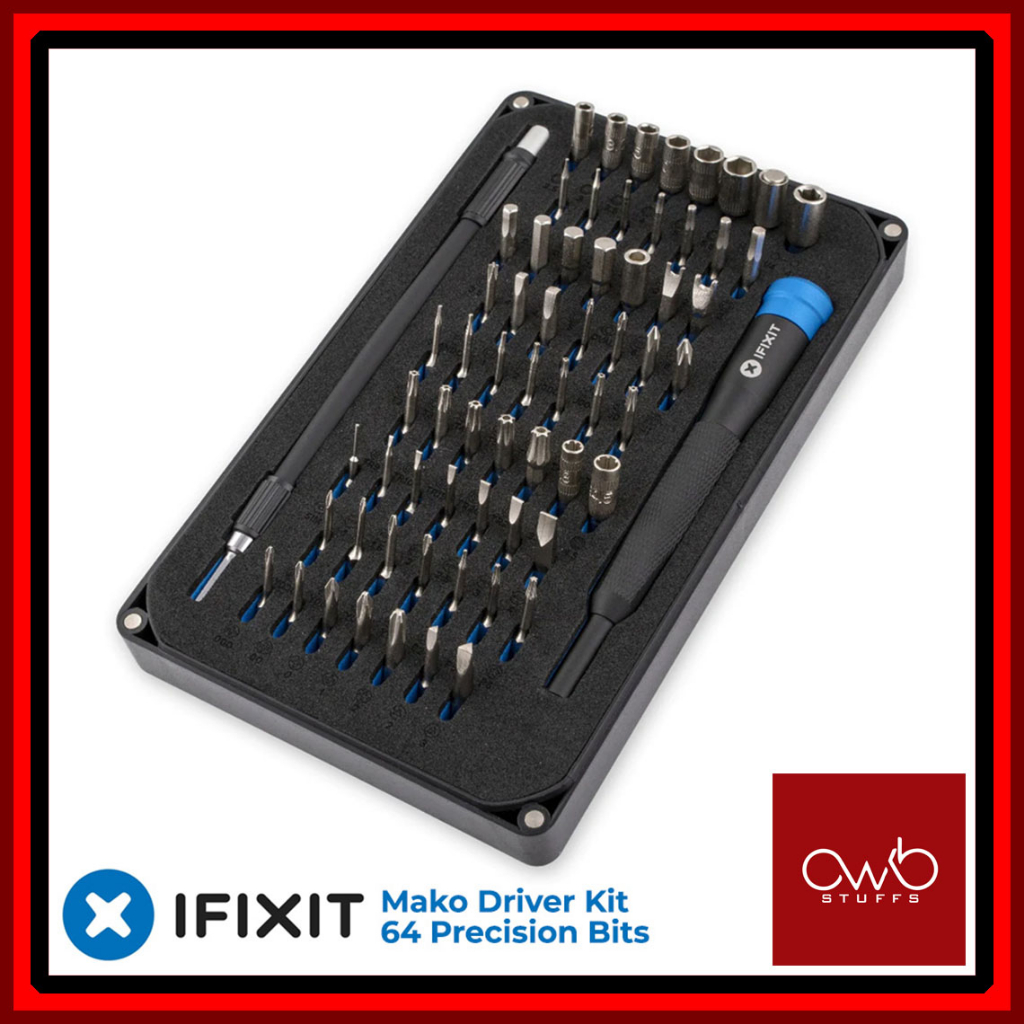 iFixit - Mako Driver Kit - 64 Precision bits w/ Security Bits | Shopee Philippines