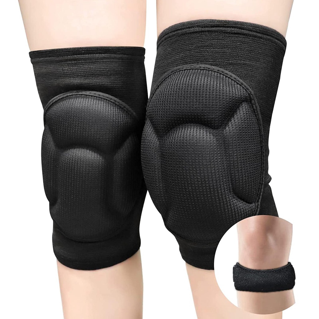 2Pcs Knee Pads/ Sport Fitness Thick Sponge Anti-Slip Knee Pads for ...