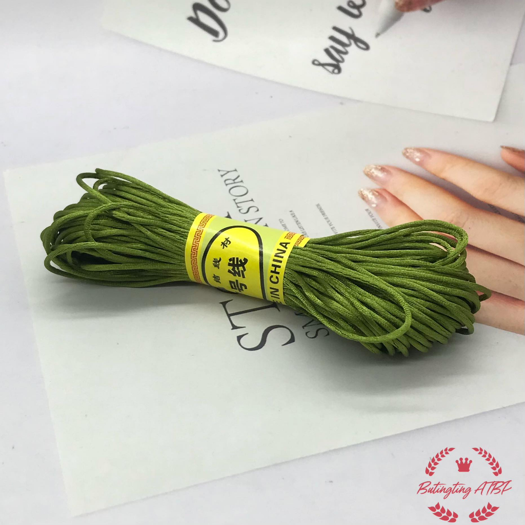 20 mete/ bundle 1.5mm Polyester Braided Long Rope DIY Chinese Knot ...
