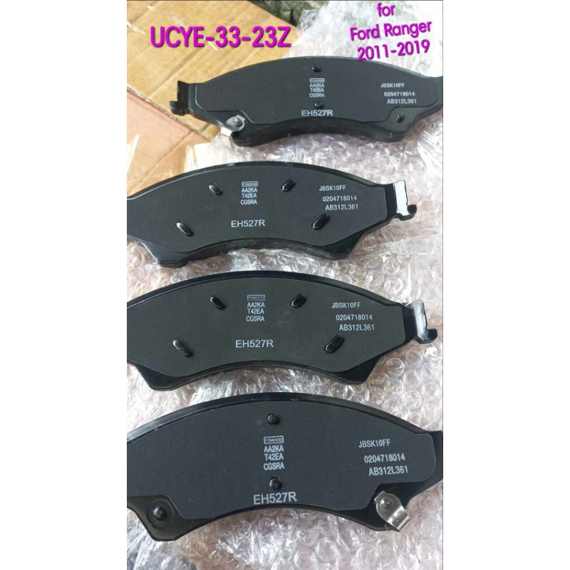 5 sets of BRAKE PADS FRONT for RANGER RAPTOR 2011-PRESENT UCYE-33-23Z ...