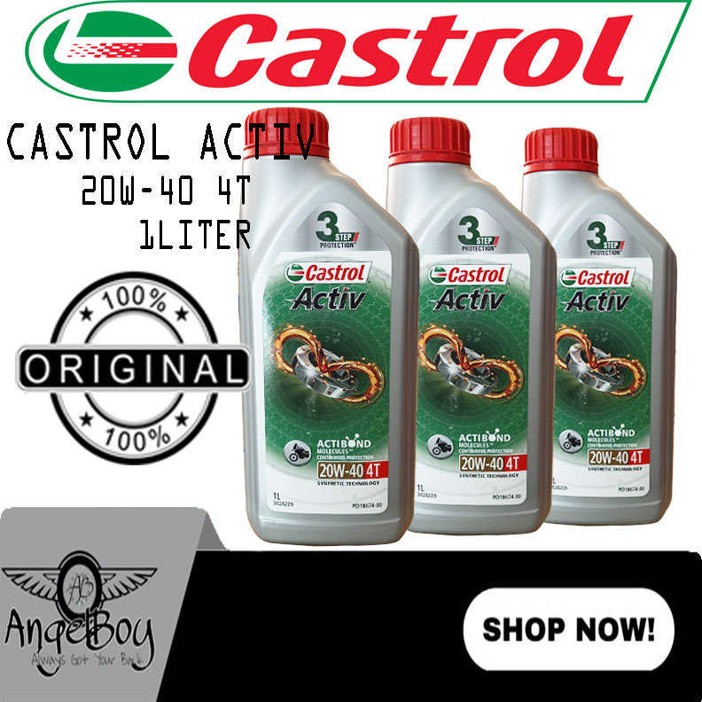 CASTROL ACTIV 1 LITER WHOLESALE PRICE 100% ORIGINAL SYNTHETIC ...
