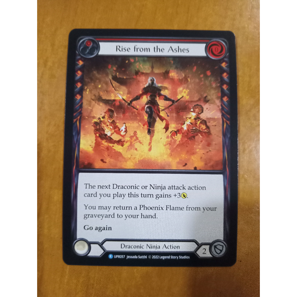FAB Flesh and Blood TCG: Rise from the Ashes Uprising Rare Draconic ...