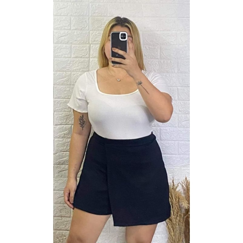 PLUS SIZE SKORTS / PALDA SHORT (XL to 3XL) Garterized Waist | Shopee ...