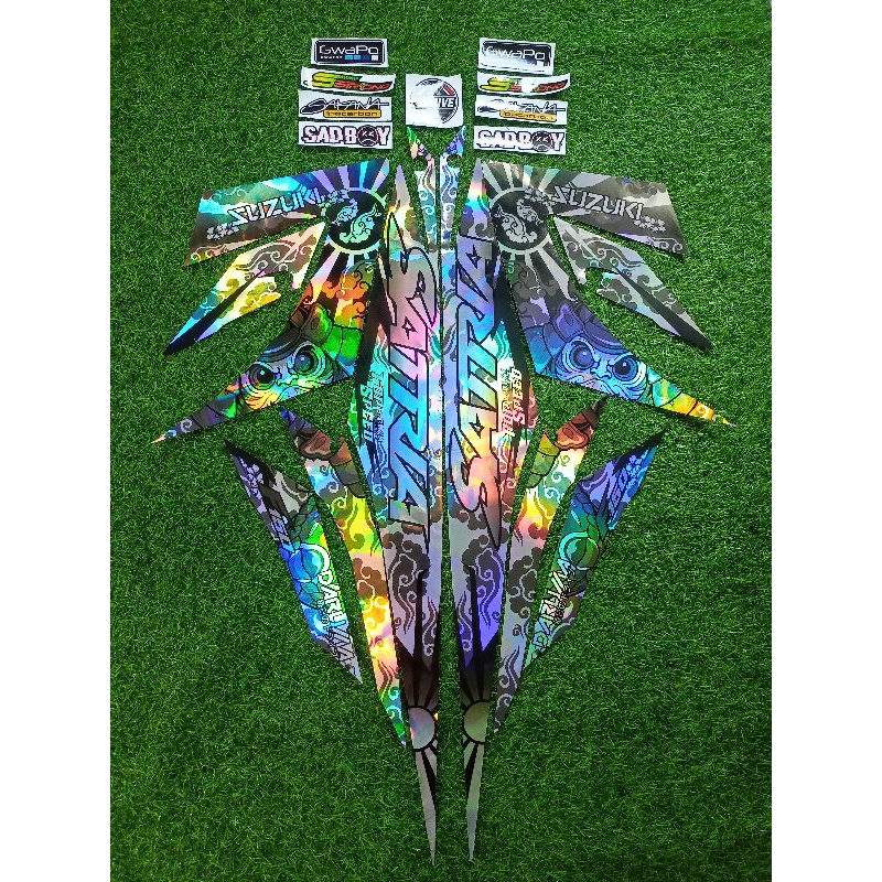 Suzuki Raider R150 Reborn/Carb Stock Decal (Daruma Design) | Shopee ...