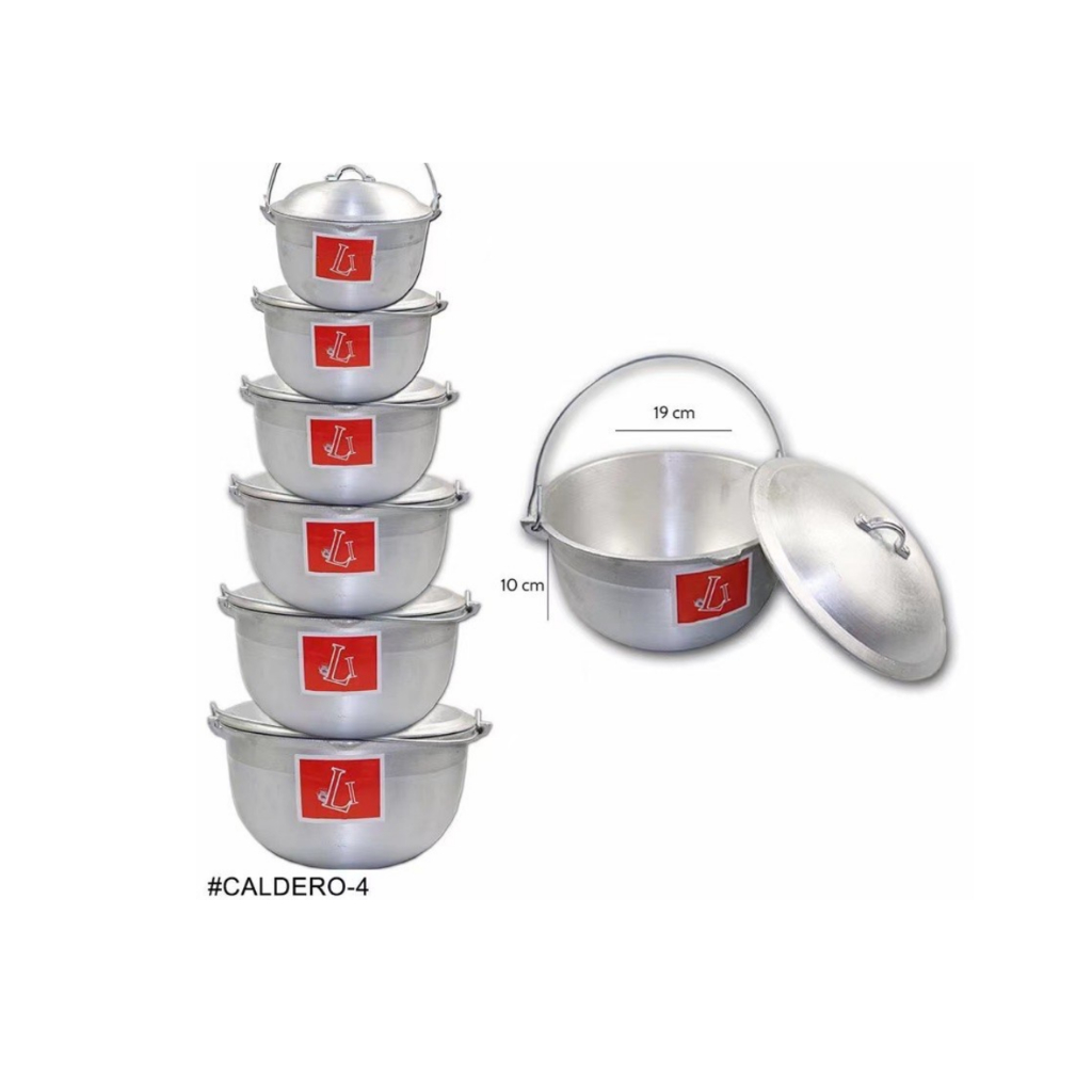 Kaldero Kitchenware Li Aluminum Caldero Kaldero Makapal | Shopee ...