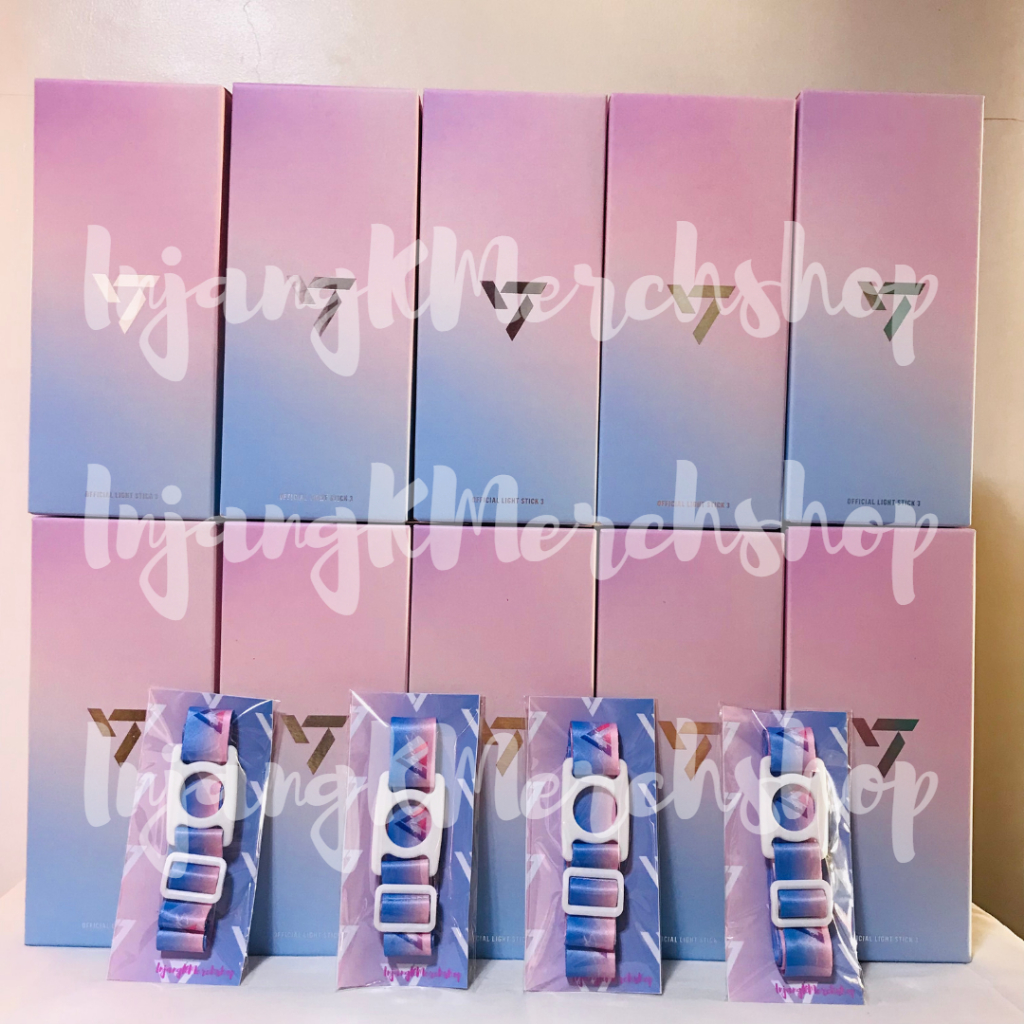 [ON HAND] OFFICIAL 10TH ANNIVERSARY SEVENTEEN LIGHT STICK W/ FREE STRAP ...