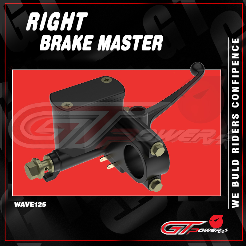 BRAKE MASTER PUMP WAVE100 WAVE125 / RIGHT FRONT BRAKE MADE IN THAILAND ...
