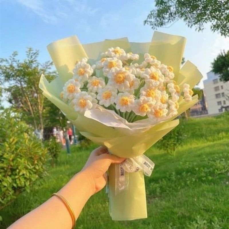 HANDMADE CROCHET Daisy Flowers | Shopee Philippines