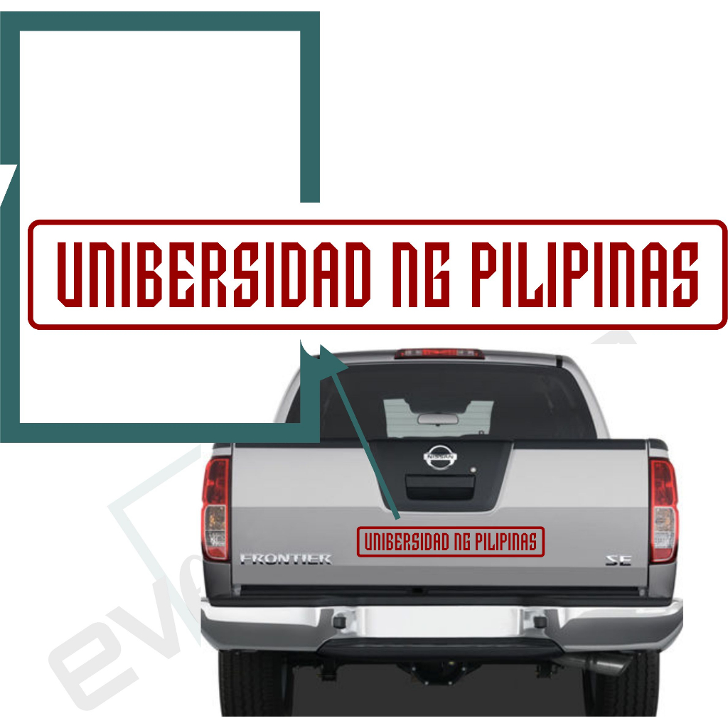 University of the Philippines UP sticker for car, motorcycle, gadget ...