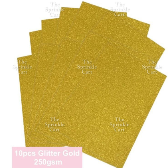 10pcs 250gsm/80gsm Glitter and Shiny Metallic Mirror Card Stock Board ...