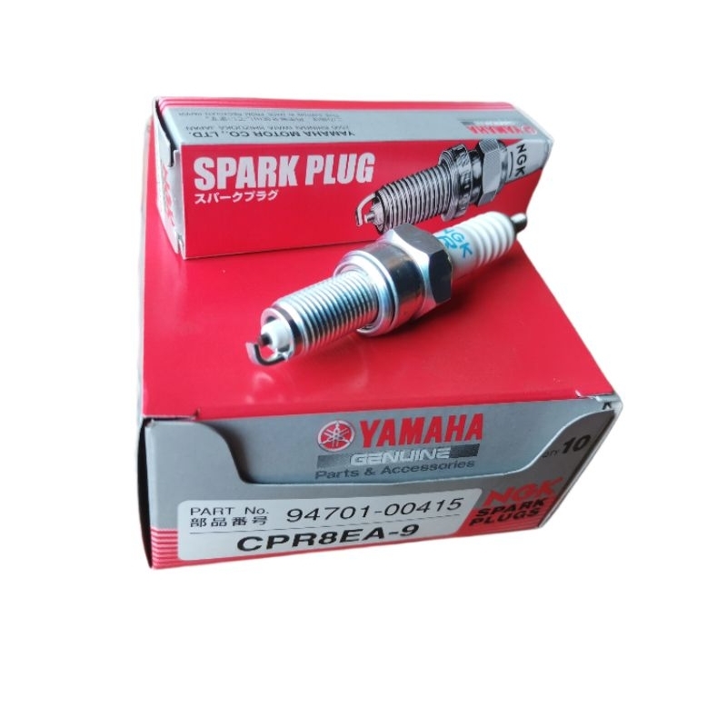 SPARK PLUG NGK CPR8EA9 AEROX / NMAX / SNIPER / FZ / SZ GENUINE YAMAHA ...