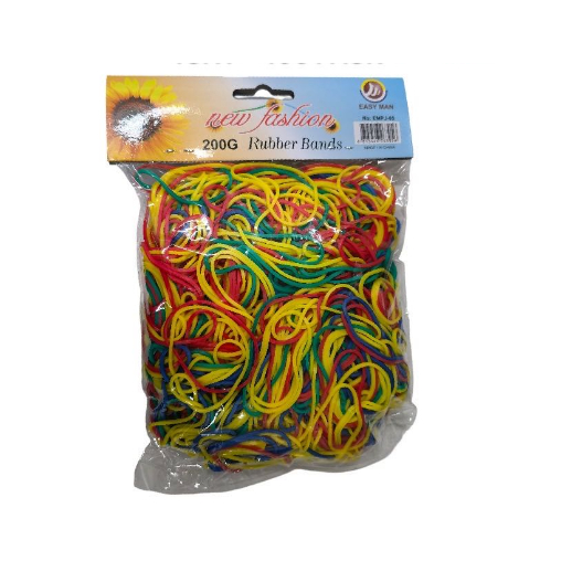 Rubber Band / Goma / Lastiko Rubber Bands Assorted Color Goma 100g 200g ...