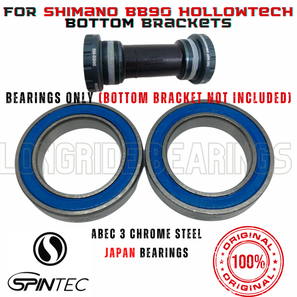 Shimano BB90 Hollowtech Bottom Bracket Chrome Steel Japan Bearings from ...