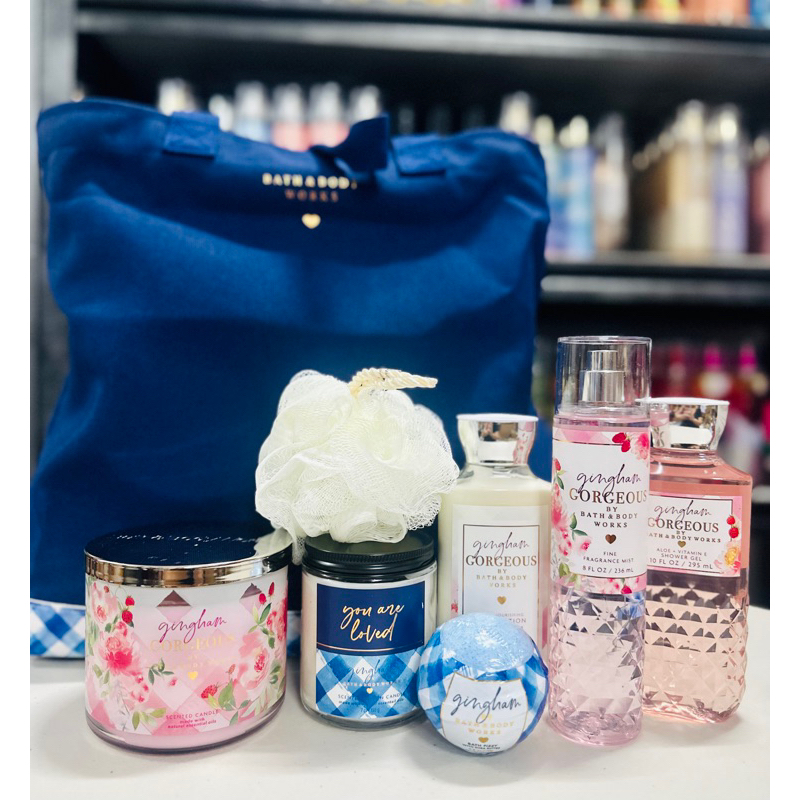 Bath and Body Works Gingham Gorgeous Gift Set | Shopee Philippines