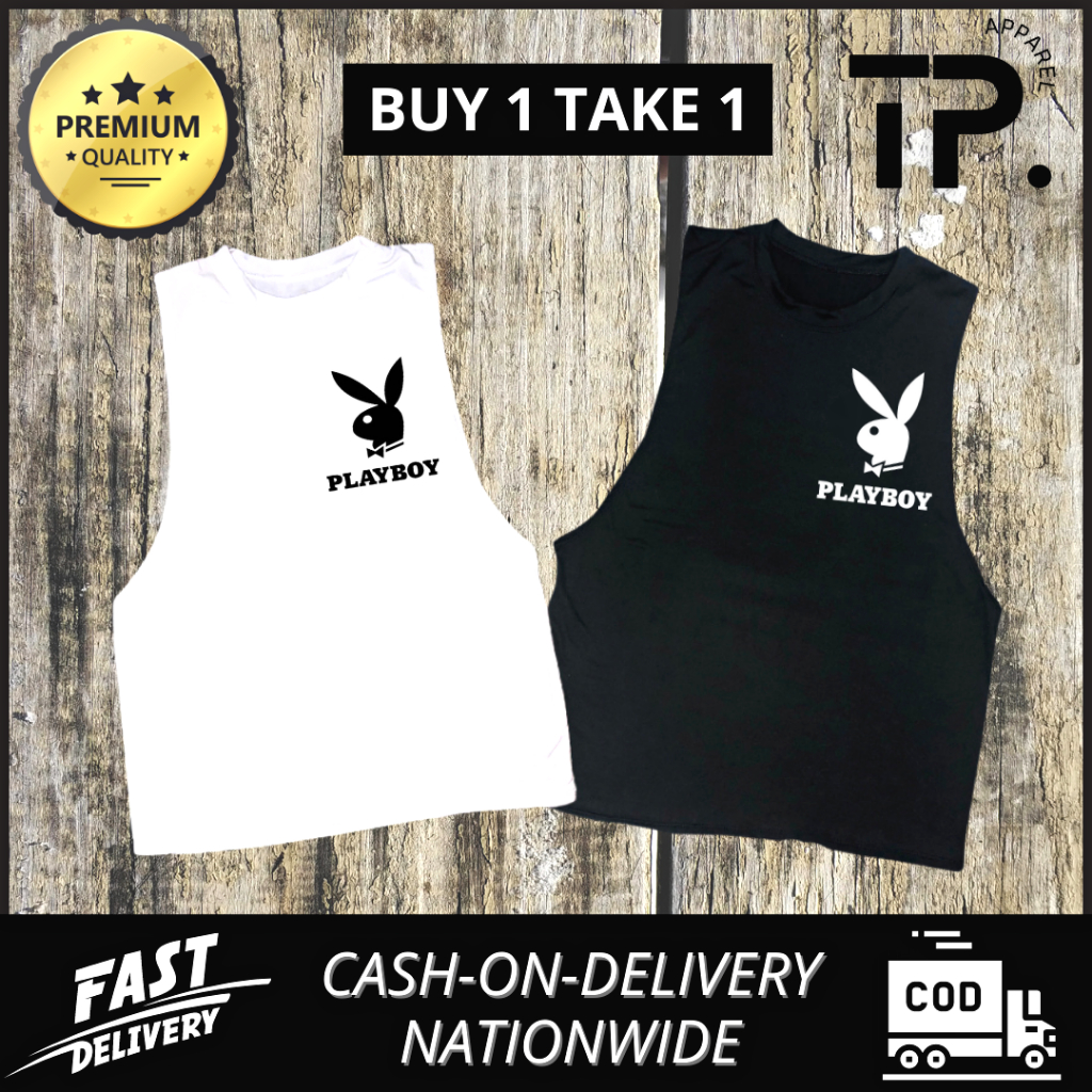 BUY 1 TAKE 1 Muscle Tee For Men / Gym Wear Sando Tank Tops Gym Outfit ...