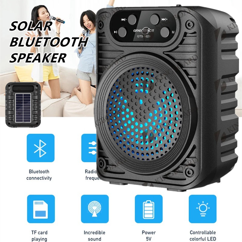 Solar GTS-1629 3 inch Super Bass Portable Splash Proof Wireless ...
