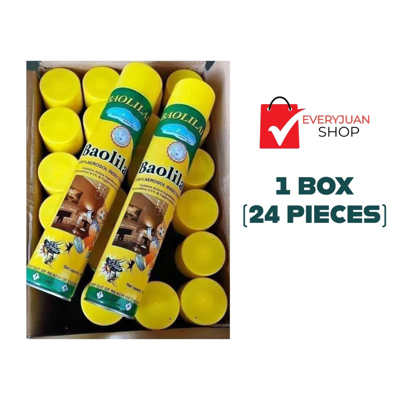 Baolilai Insect Killer 24pcs One box 750ML Kills Insects | Shopee ...