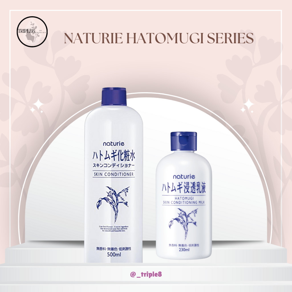Naturie Hatomugi Skin Conditioner 500ml/MILK 230ML | Shopee Philippines