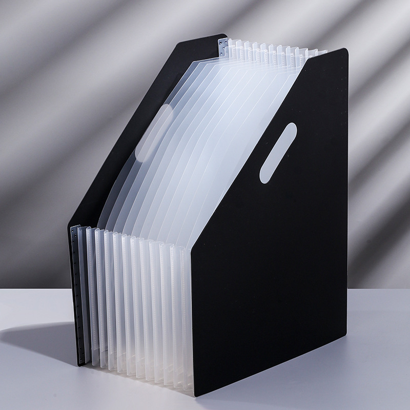 13-Pocket Standing Slanted Expandable File Holder Organizer Expanding ...