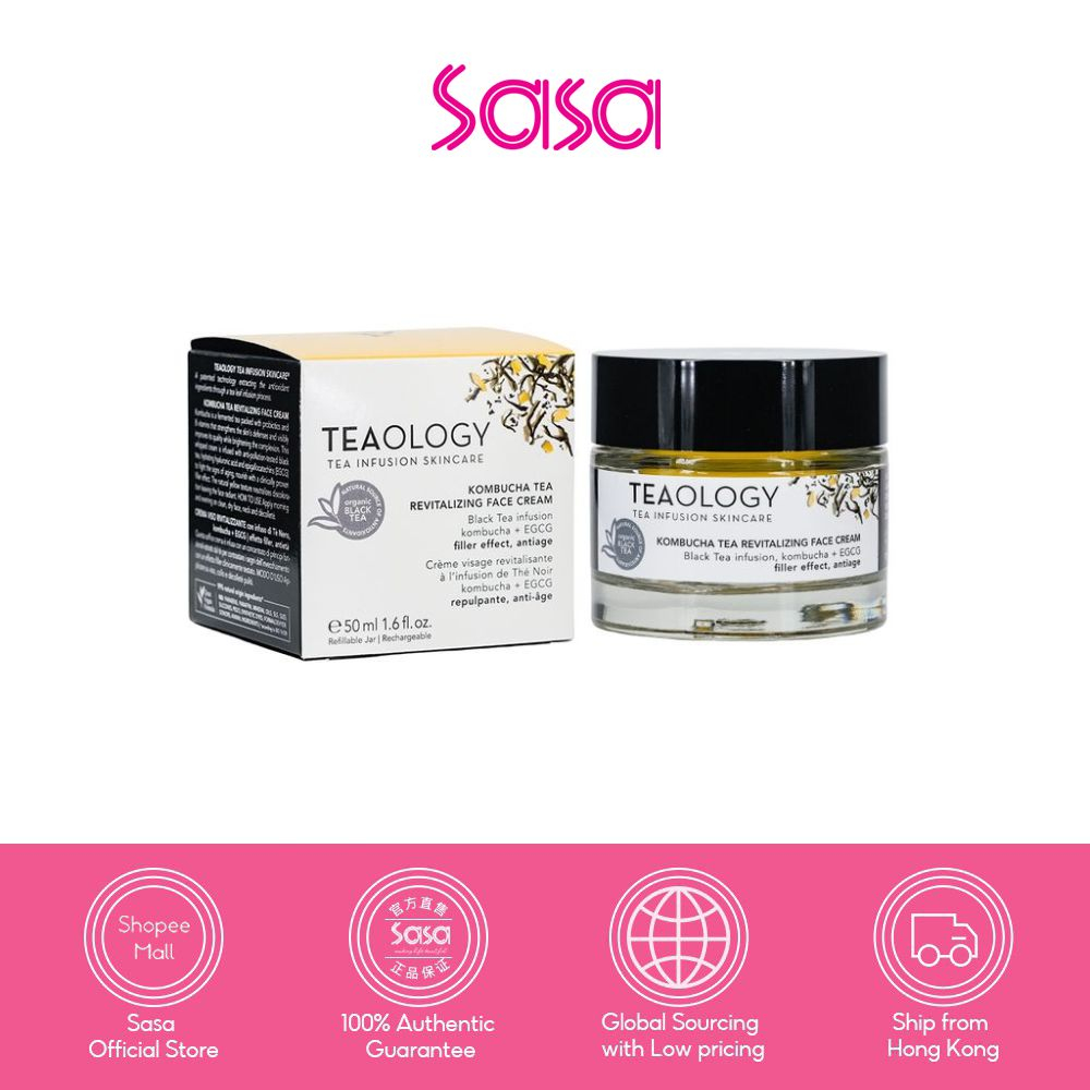 Teaology Kombucha Tea Revitalizing Face Cream (15ml/50ml) | Shopee ...