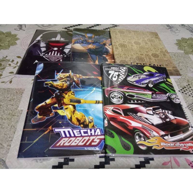 Boy composition notebooks 5 PCs per set | Shopee Philippines
