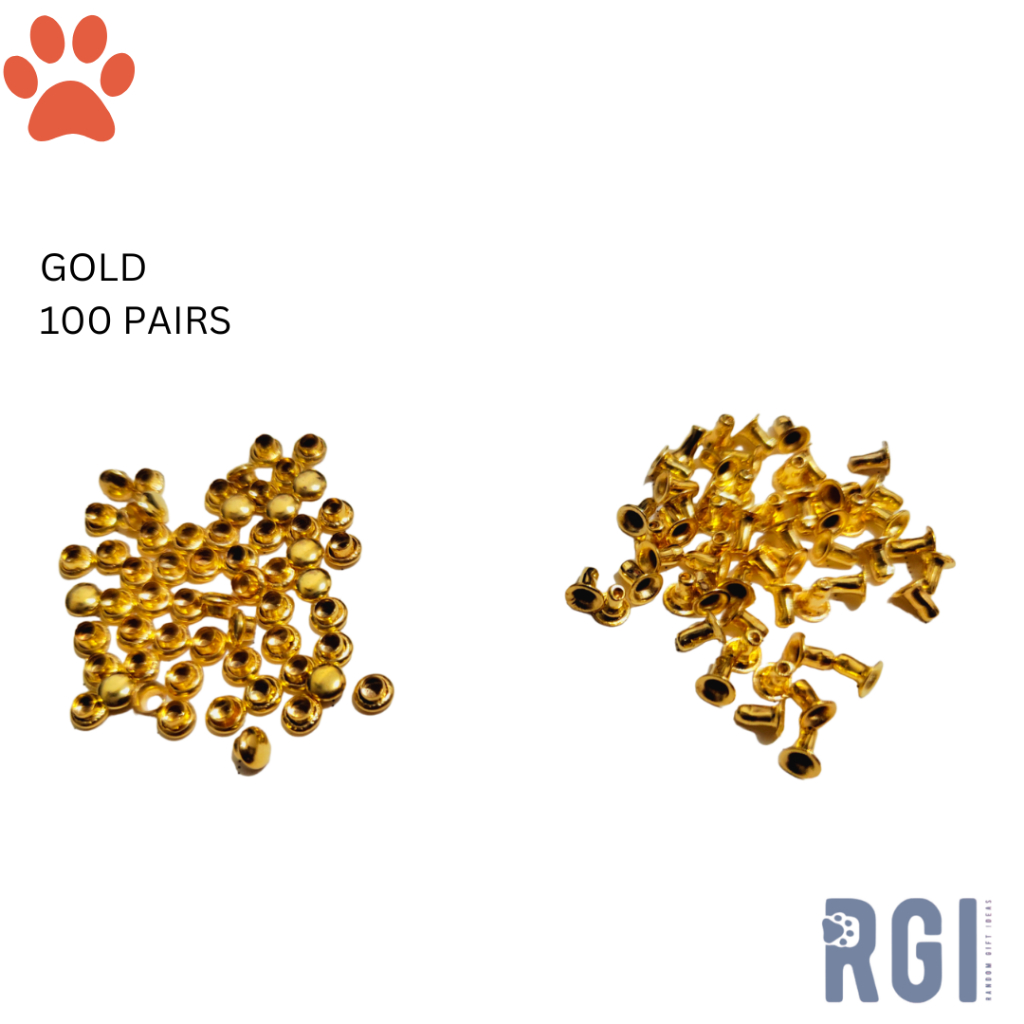 4mm rivets for crafting (100 pairs/set) | Shopee Philippines