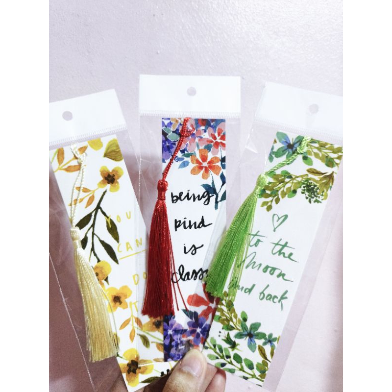1pc Laminated Inspirational Bookmarks 1.5 x 5.7 inches Random Designs ...