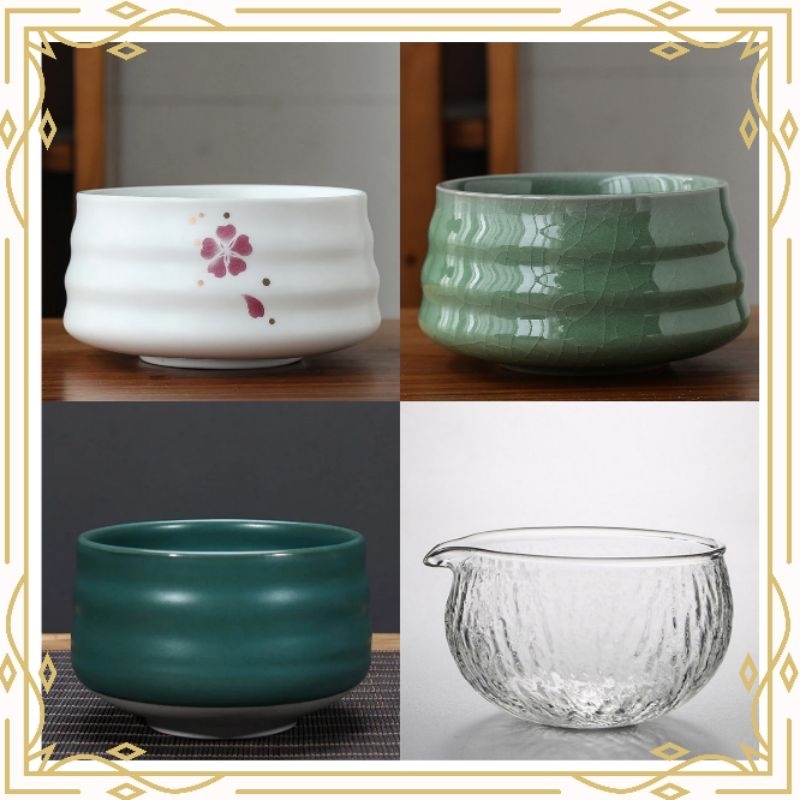 Traditional Matcha Set Bamboo Matcha Whisk Spoon Ceramic Matcha Bowl ...
