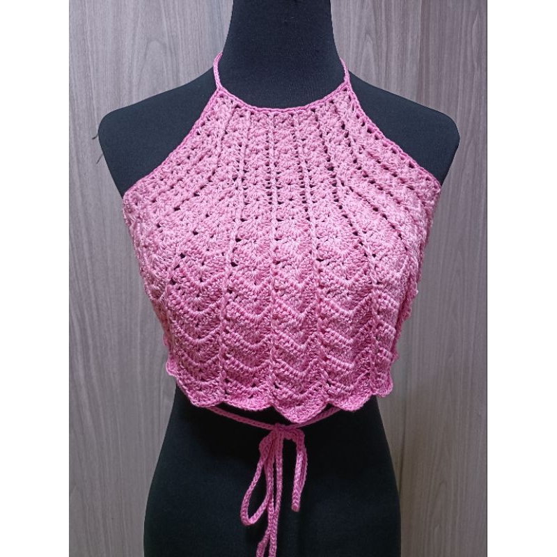 Clam Top Crop Top (Crochet) | Shopee Philippines