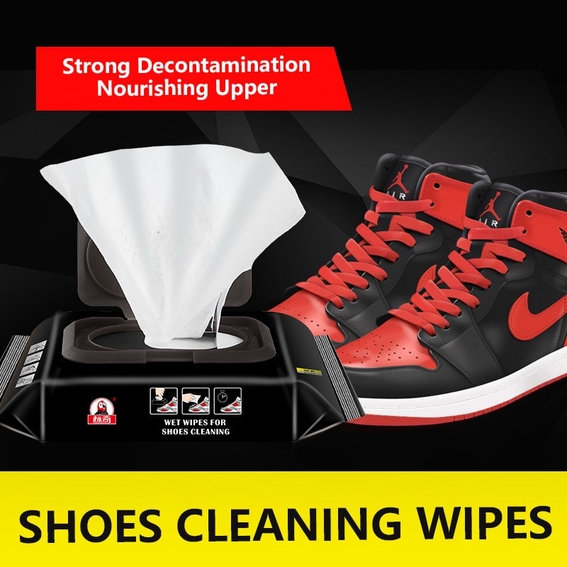 JJC White Shoes Cleaning Wipes Sneakers Shoes Cleaning Care Product ...