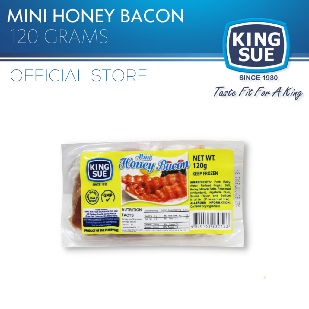 King Sue Mini Honey Bacon 120g | Shopee Philippines