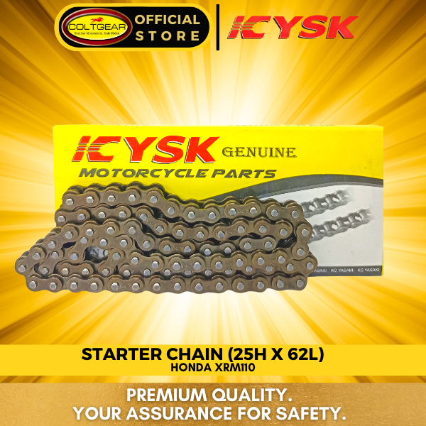 YSK Starter Timing Chain for Honda XRM110 (25H-62L) | Shopee Philippines