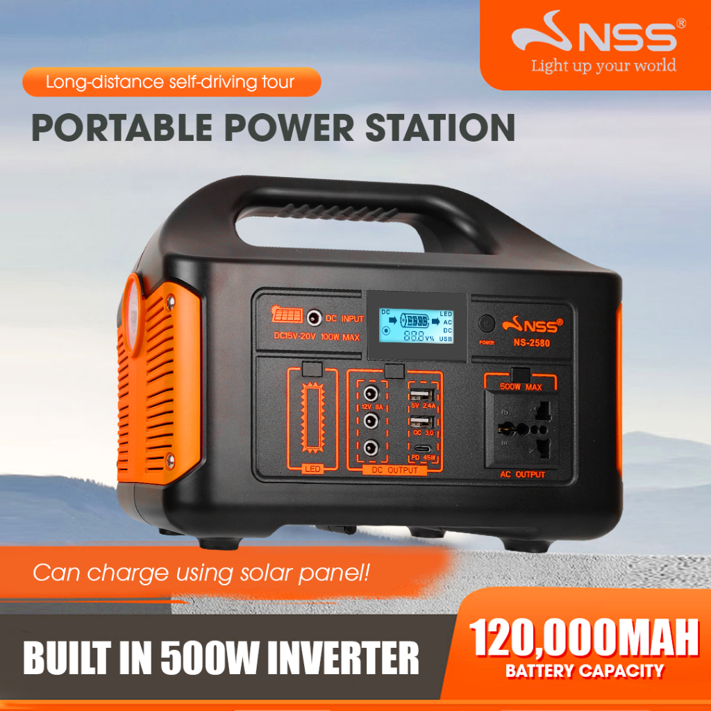NSS 500W power station large capacity 120000MAH portable power station ...