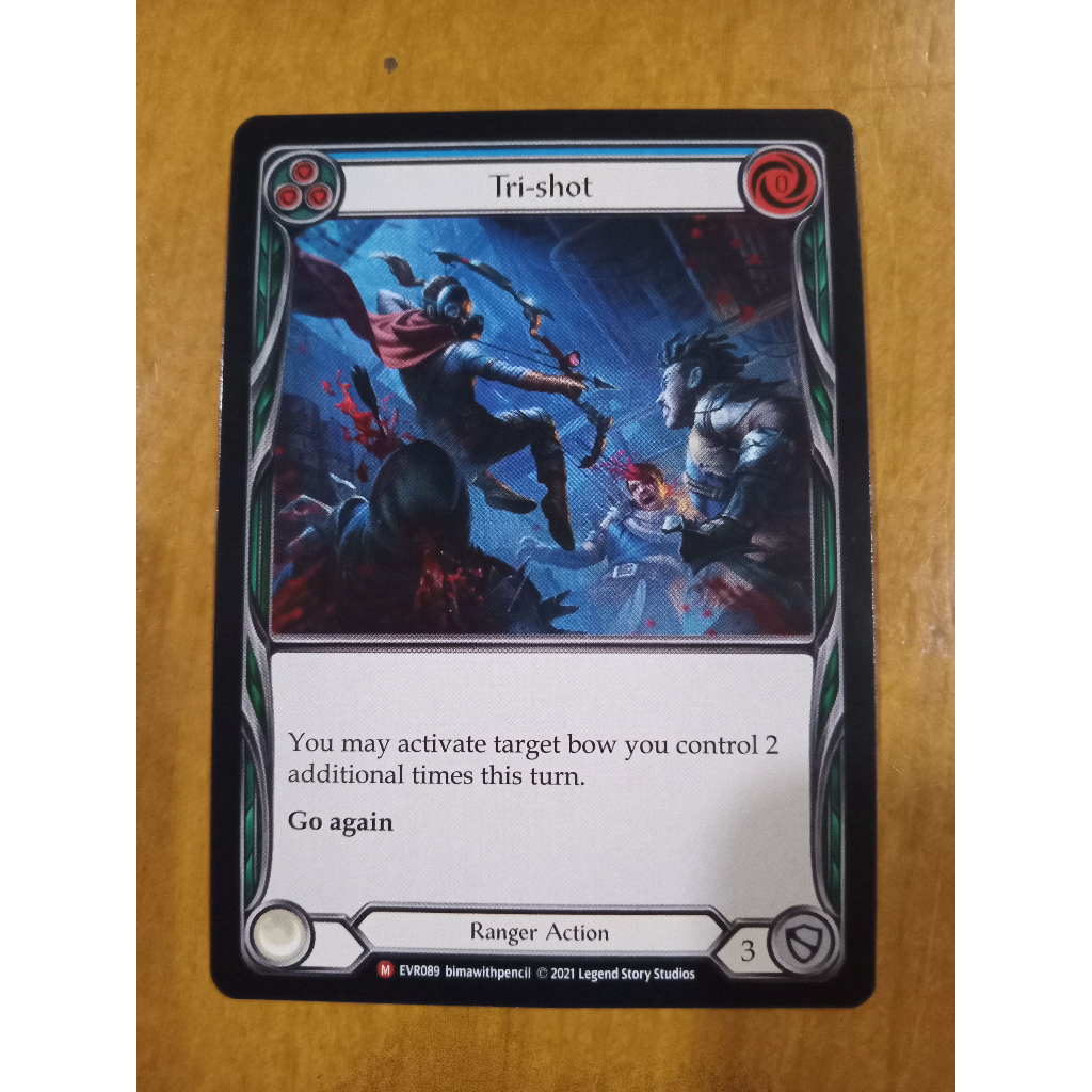 FAB Tri-shot Majestic Flesh and Blood TCG Ranger Action Everfest EVR ...