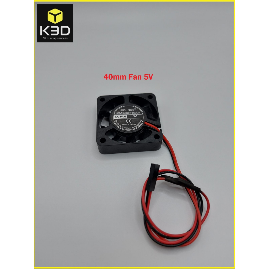 40x40x10mm 4010 Cooling Fan 5V Dupont Connector for Raspberry Pi Orange ...