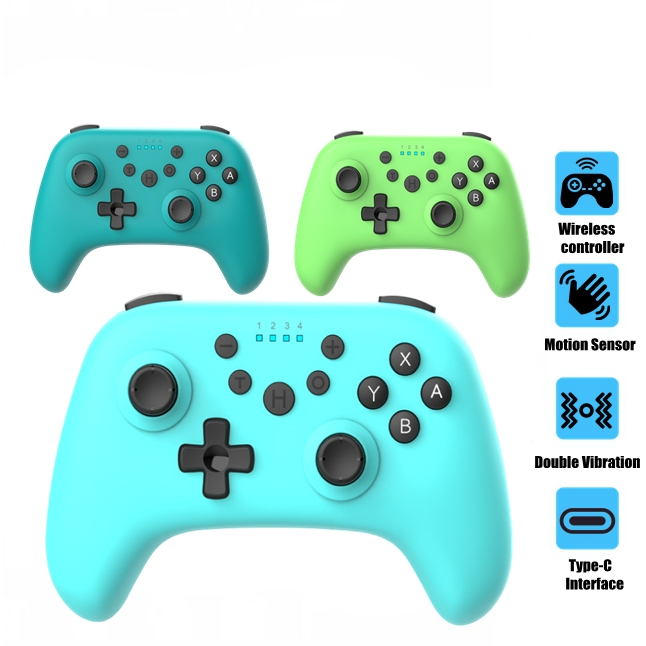 T30 Mini Wireless Game Controller Gamepad with Linear Vibration and ...