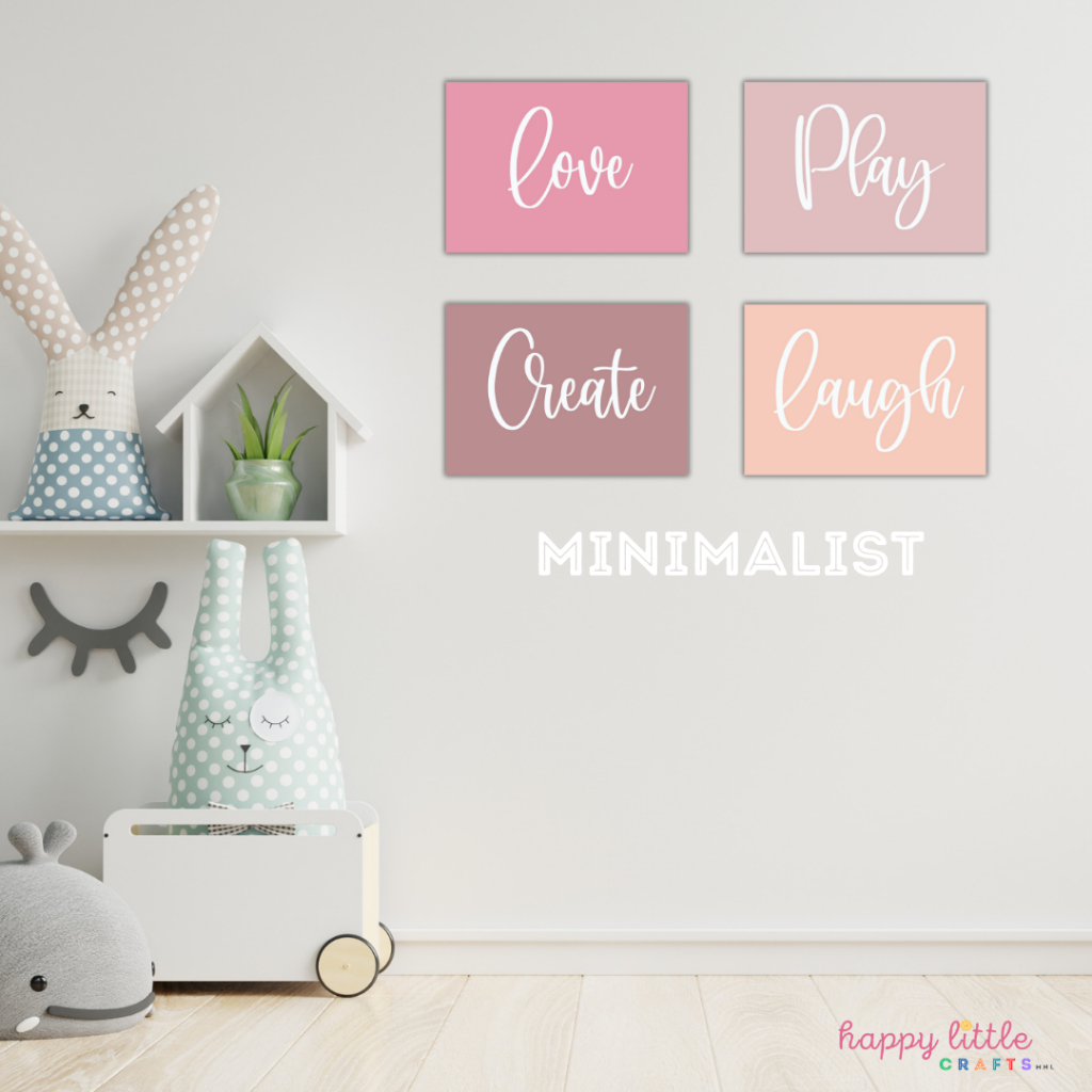 A4 "MINIMALIST" Nursery/Playroom/Classroom/Clinic Wall Posters | Shopee ...
