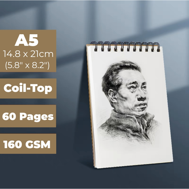 Professional sketchbook Thick paper Spiral notebook Art school supplies ...