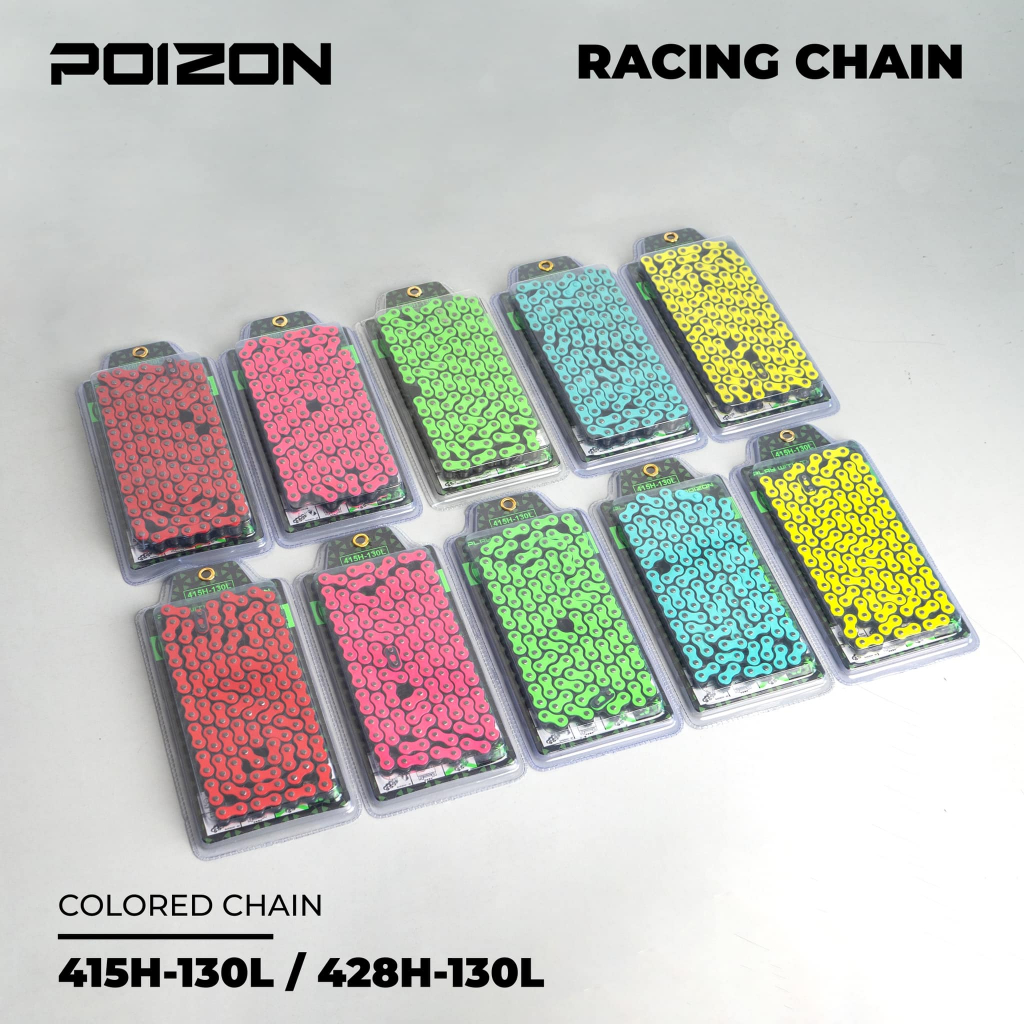 Motorcycle Chain Color Made in Thailand 415 & 428 130L | Shopee Philippines