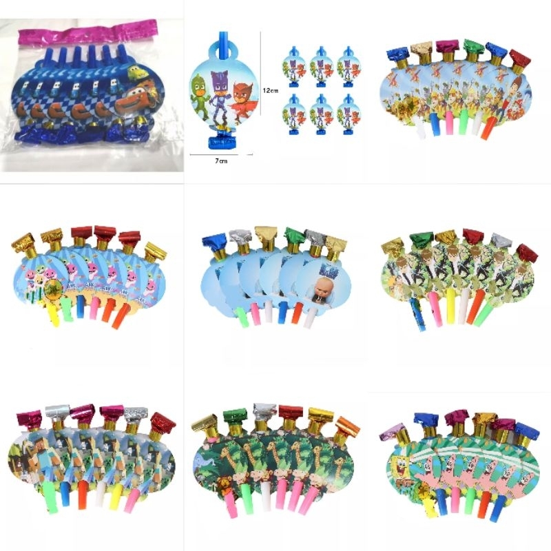 6pcs Character Torotot Party Basketball Cars Minecraft Safari PJ Mask ...