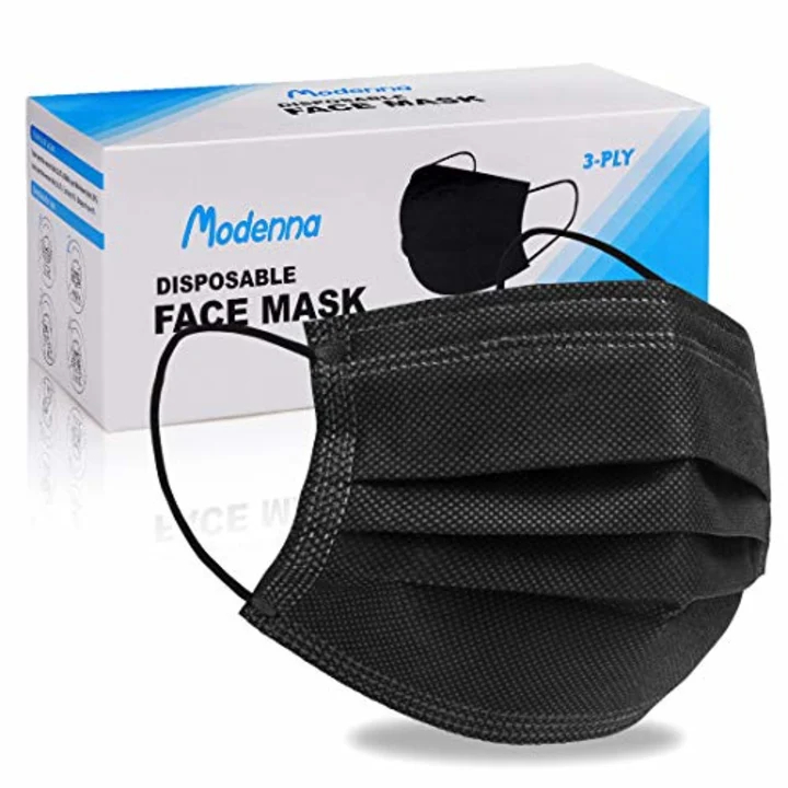 50 pcs Black Surgical Medical Disposable Mask Excellent Quality ...