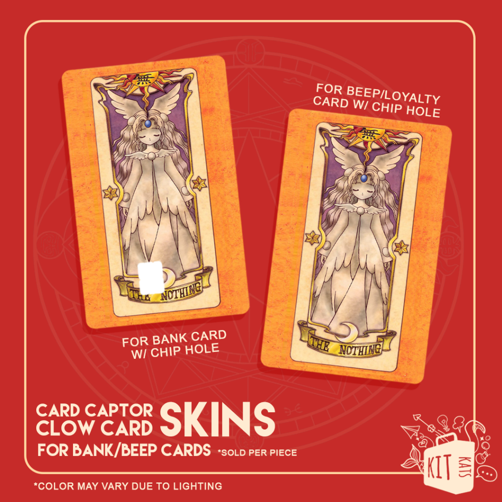 Card Captor Sakura Clow Card Sticker For Bank Beep or Loyalty Cards ...